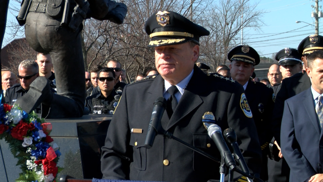 HPD Chief Mark McMurray, Mayor Tommy Battle Address Media on Fallen ...