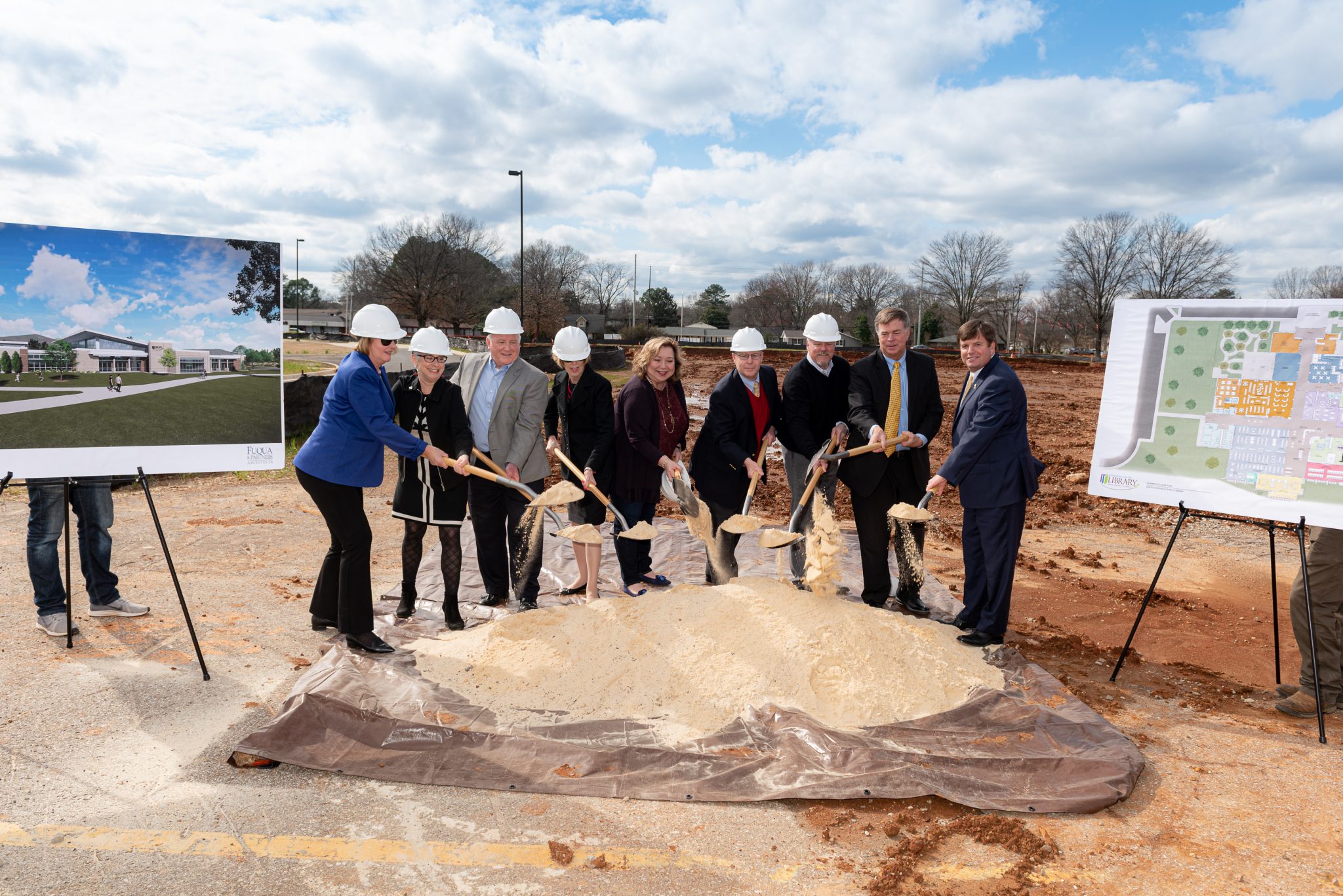 Groundbreaking held for $9.5M South Huntsville Public Library - City of ...