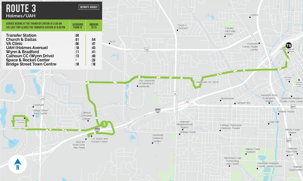 Transit Maps - City of Huntsville