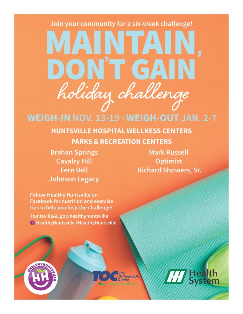 Give yourself the gift of better health with the ‘Maintain, Don’t Gain ...