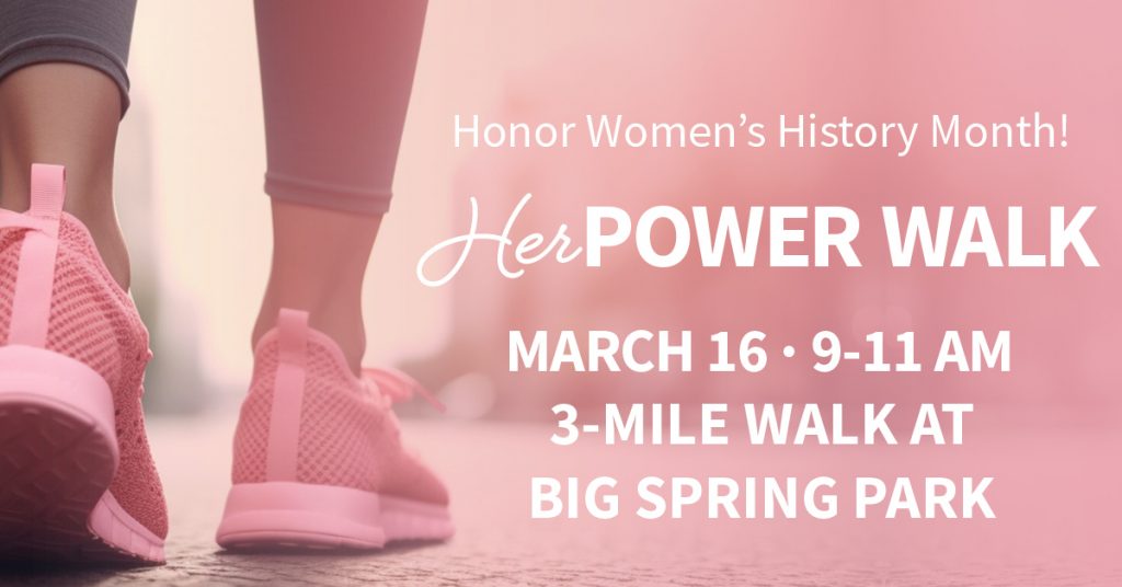 Huntsville Parks & Recreation’s inaugural HerPower Walk set for March ...