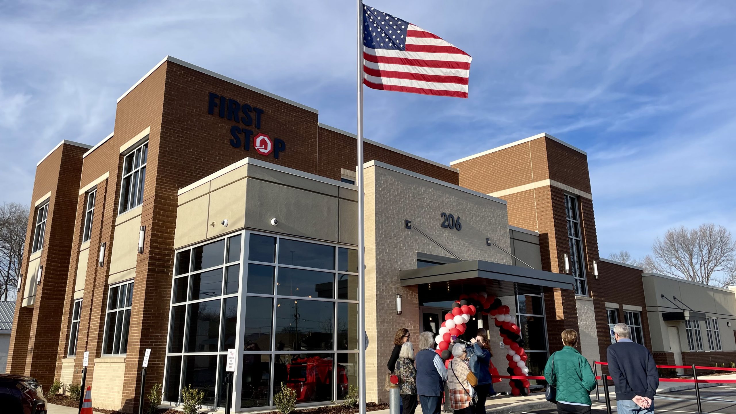 First Stop Ribbon Cutting February 2024 - City of Huntsville