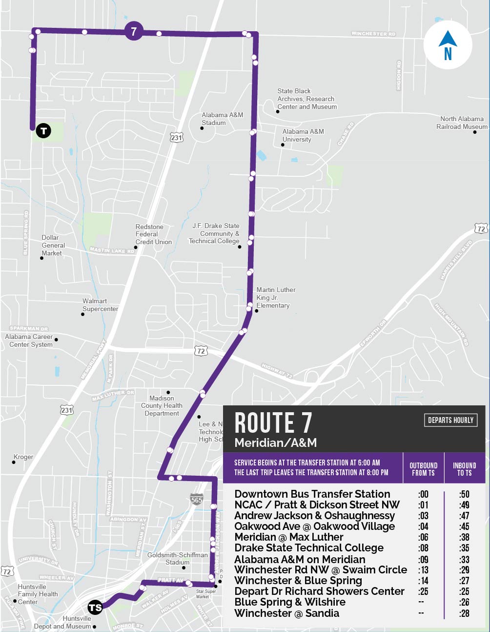 Transit Maps - City of Huntsville