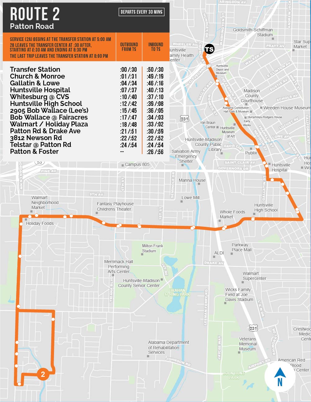Transit Maps - City of Huntsville