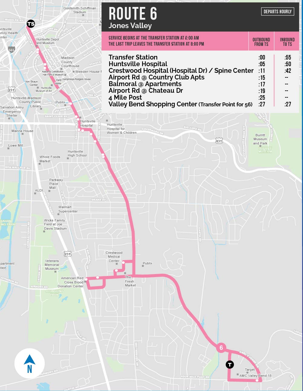 Transit Maps - City of Huntsville