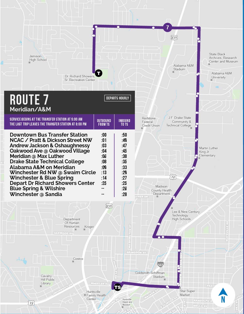 Transit Maps - City of Huntsville
