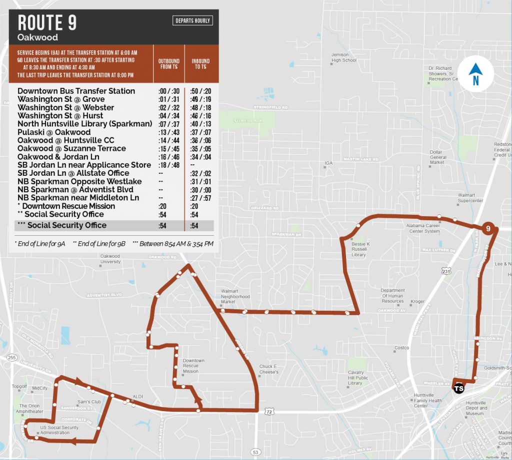 Transit Maps - City of Huntsville
