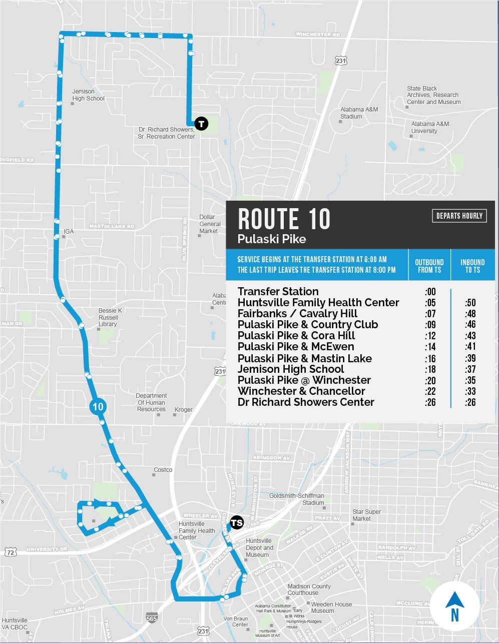Transit Maps - City of Huntsville