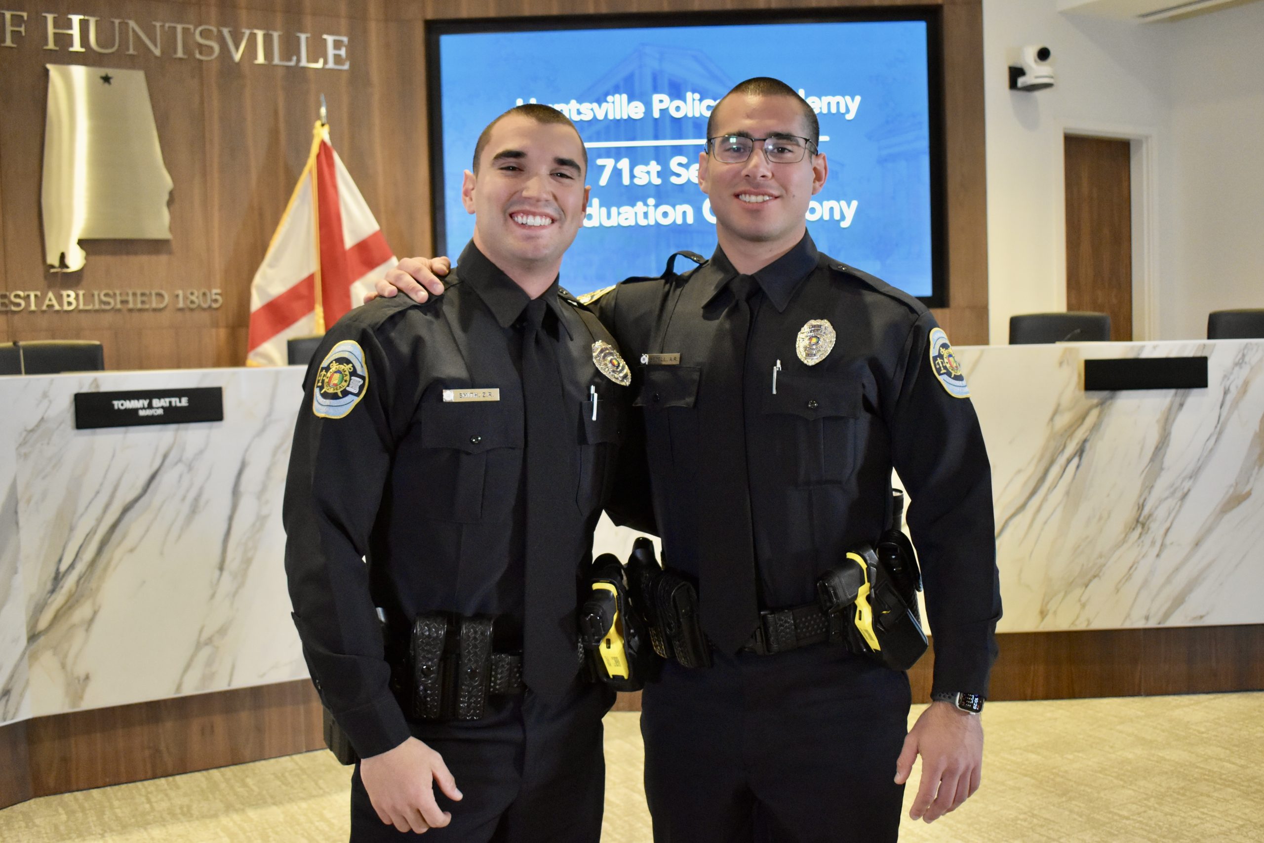 Huntsville Police hold graduation ceremony for 71st academy session ... Huntsville Police hold graduation ceremony for 71st academy session ...