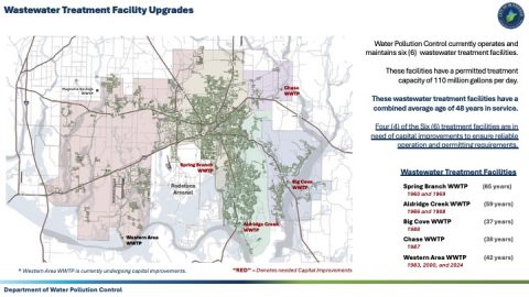 City of Huntsville proposes first sewer rate increase in 20 years ...