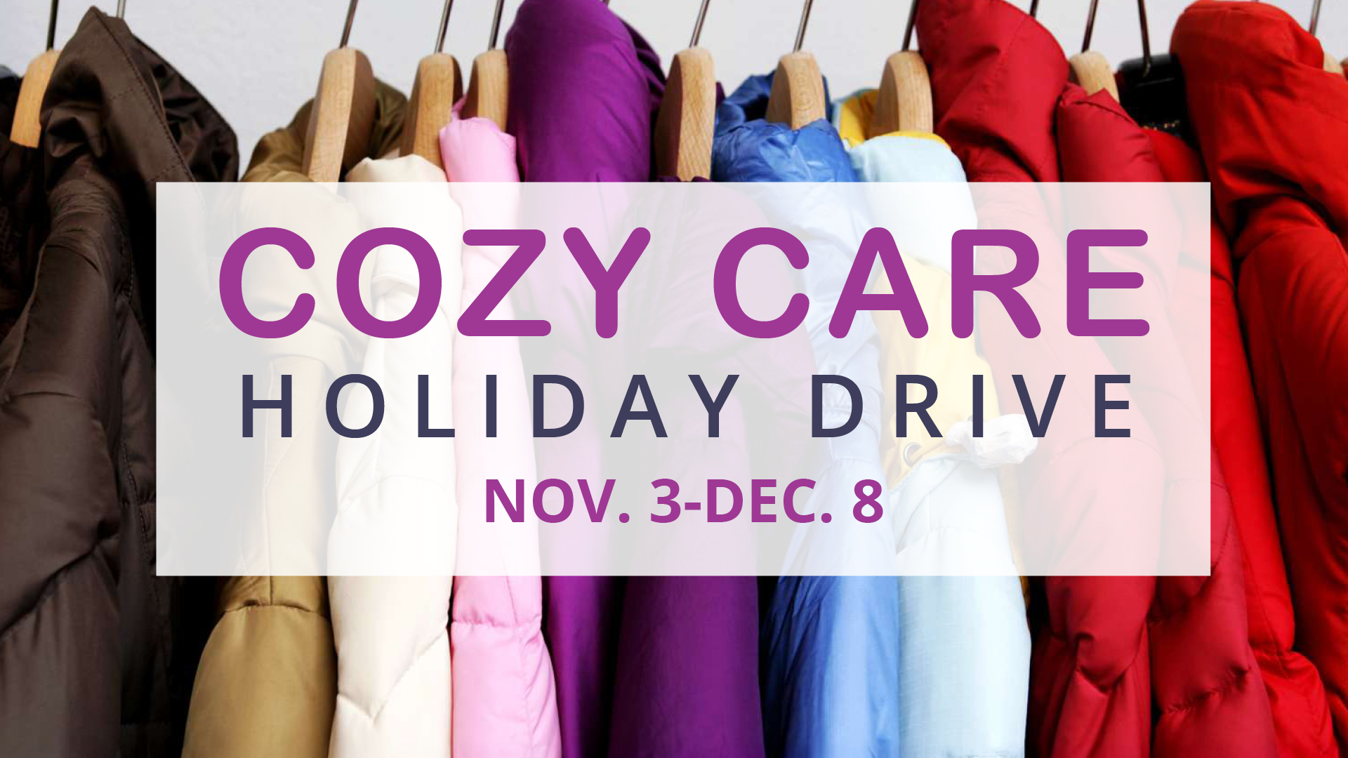 Huntsville Parks & Recreation collects warm coats for Cozy Care Holiday ...