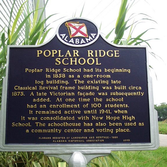 Poplar Ridge School - City of Huntsville