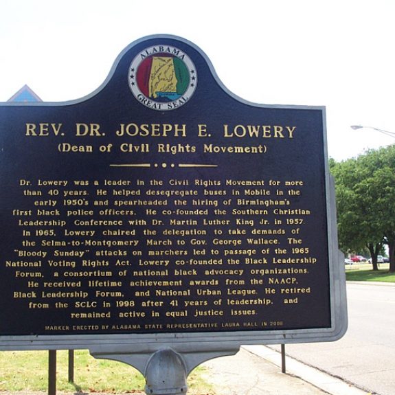 Rev. Dr. Joseph E. Lowery Boyhood Home Site - City of Huntsville